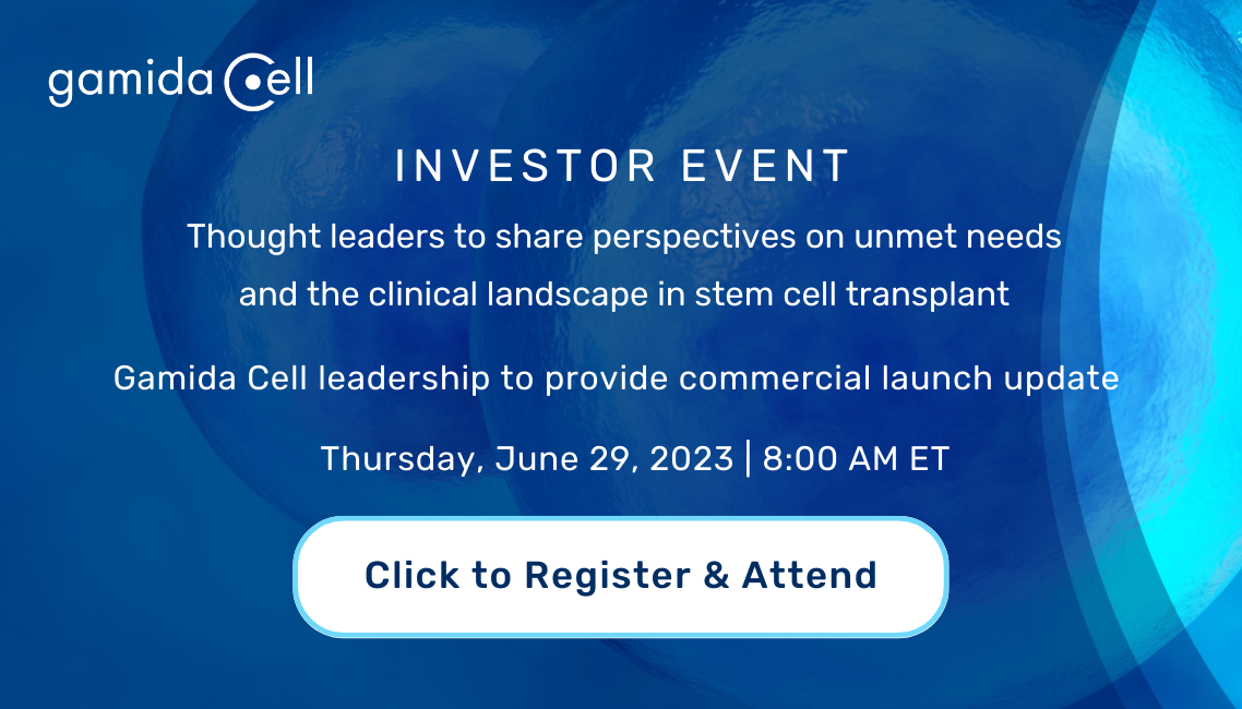 Healthcare Professionals – Gamida Cell